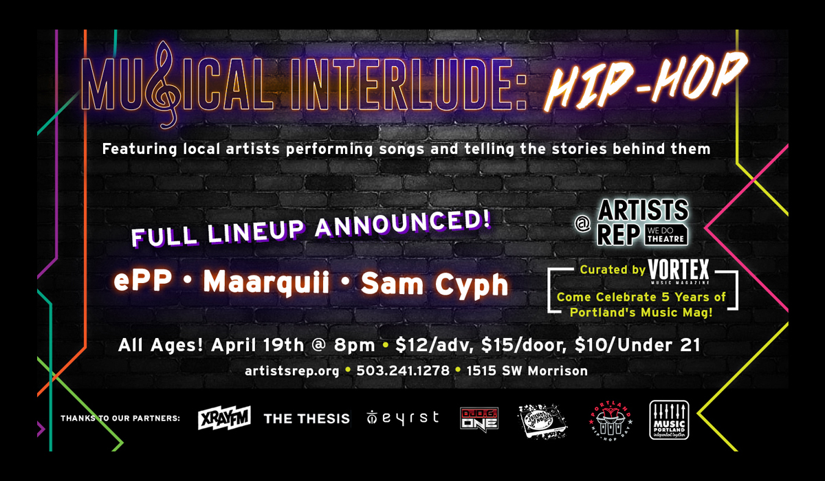 WIN TICKETS: Vortex and Artists Rep present Musical Interlude: Hip-Hop ...